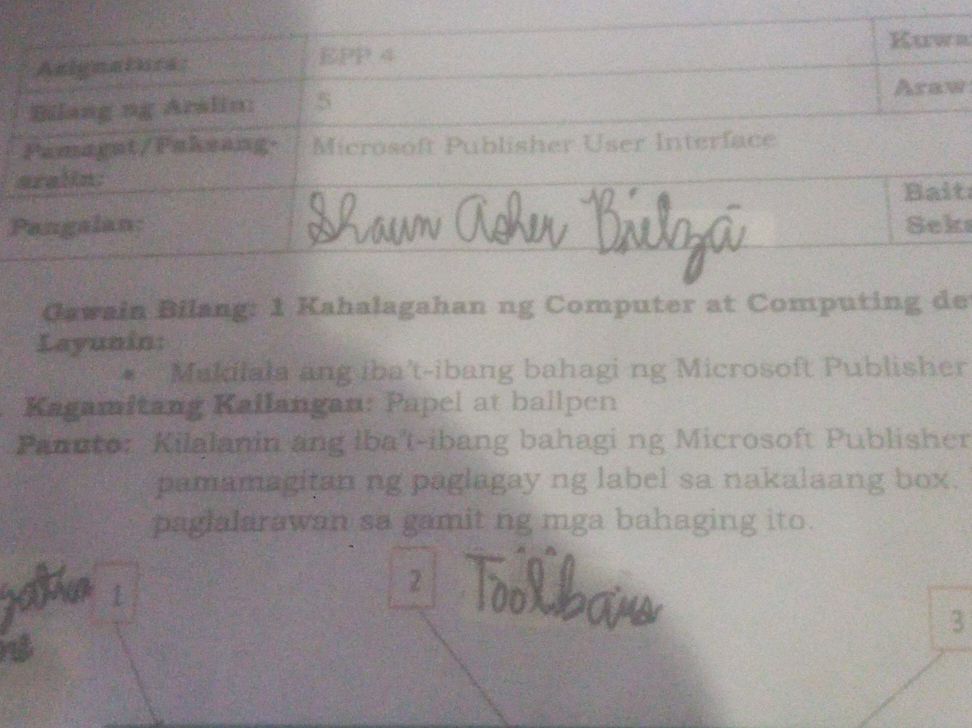 Gawain Bilang: 1 Kahalagahan ng Computer at | StudyX