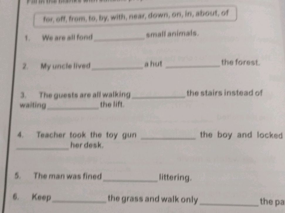 Fill in the blanks with suitable | StudyX