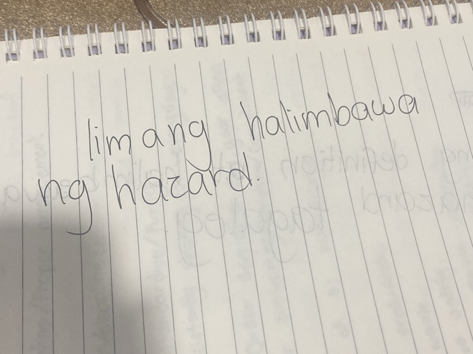 Limang Halimbawa ng Hazard