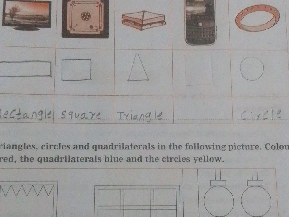 Identify triangles, circles and | StudyX