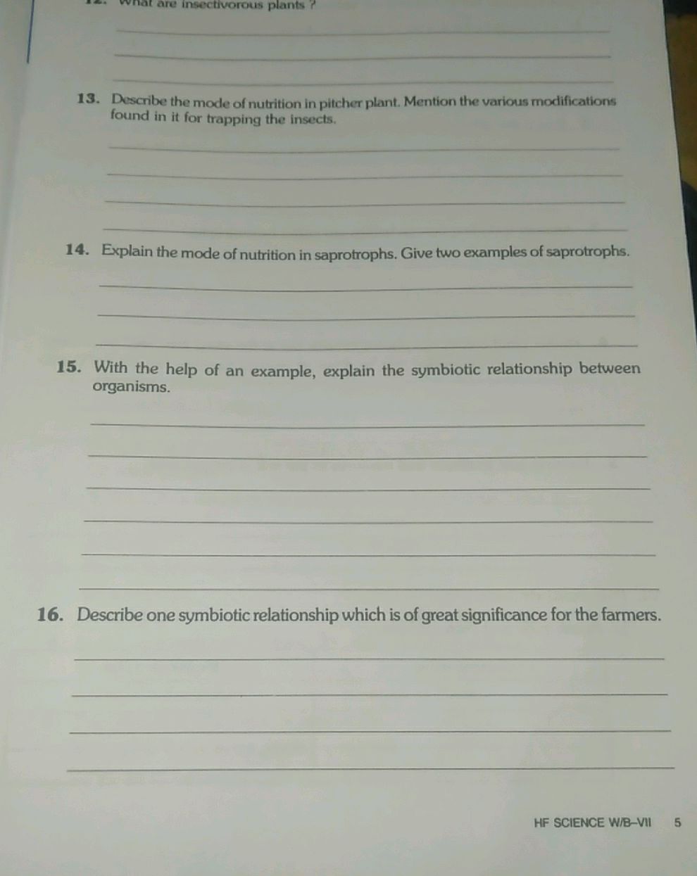 12. What are insectivorous plants? 13. | StudyX