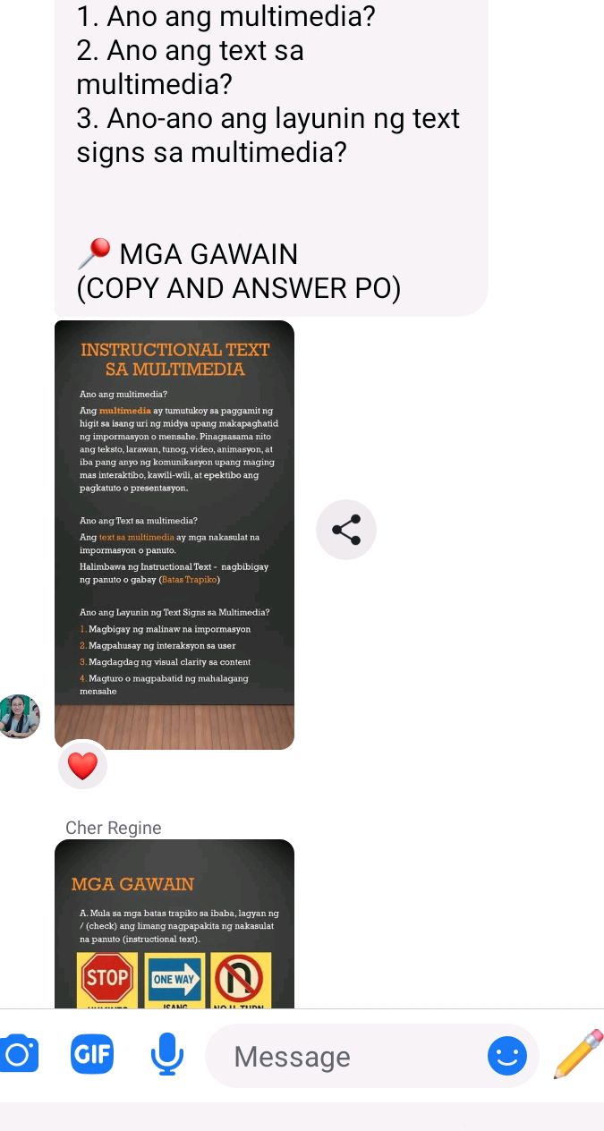 1. Ano ang multimedia? 2. Ano ang text sa | StudyX