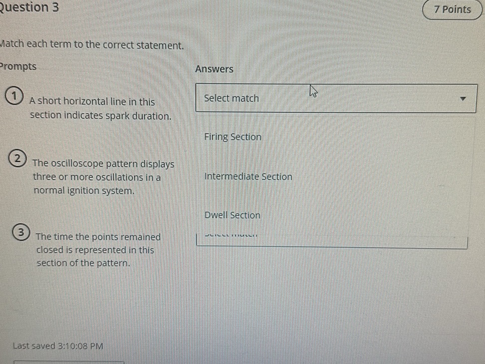 Match each term to the correct statement.