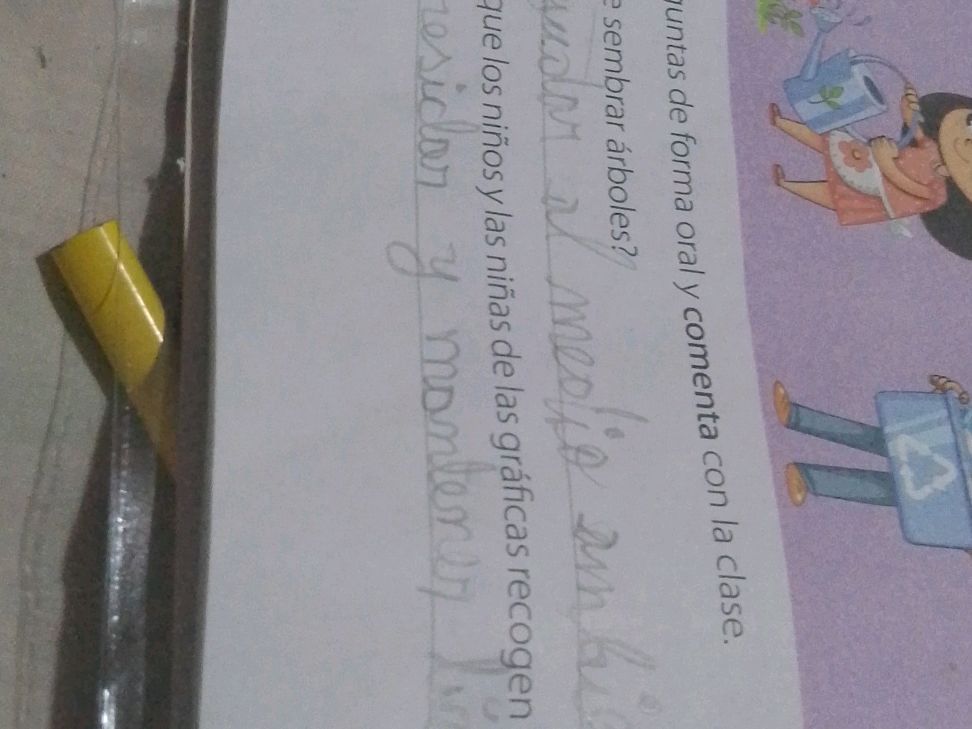 guntas de forma oral y comenta con la clase. | StudyX