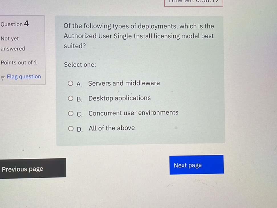 Of the following types of deployments, which | StudyX