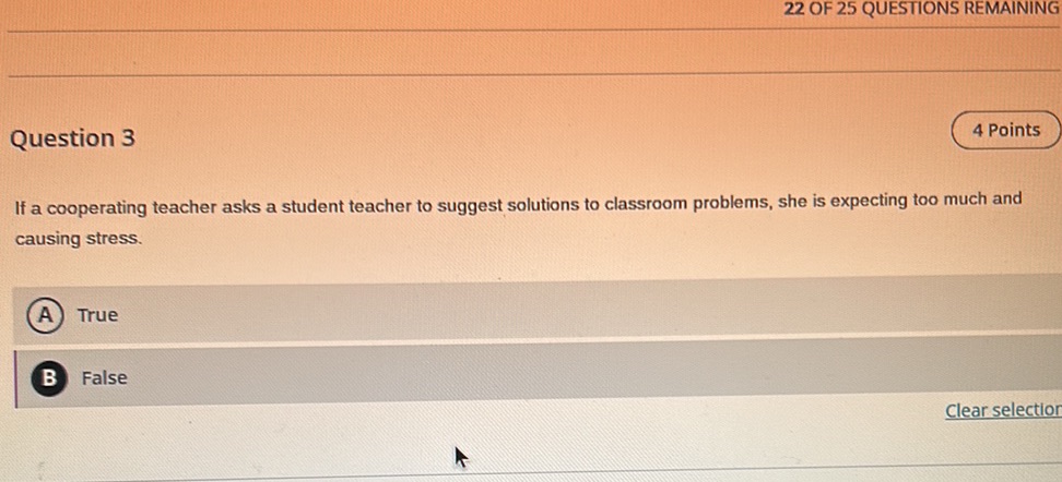 If a cooperating teacher asks a student | StudyX
