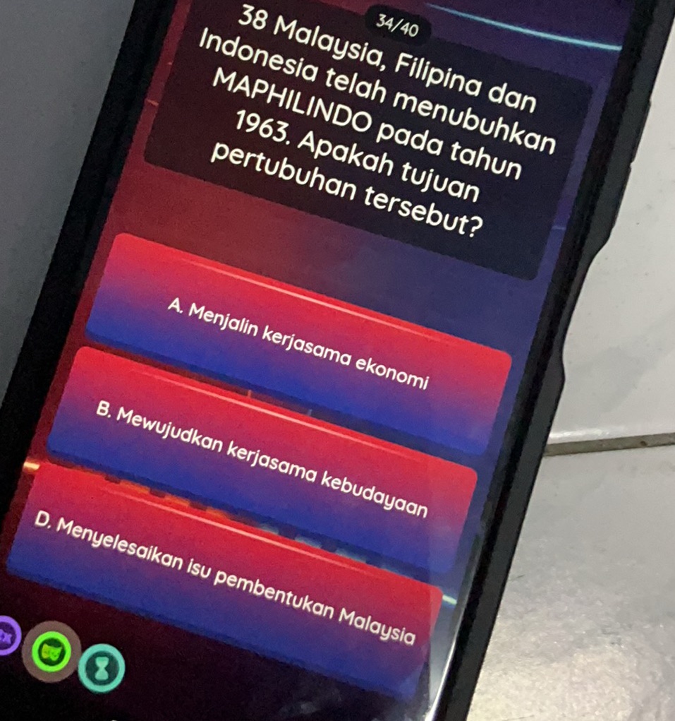 38 Malaysia, Filipina dan Indonesia telah