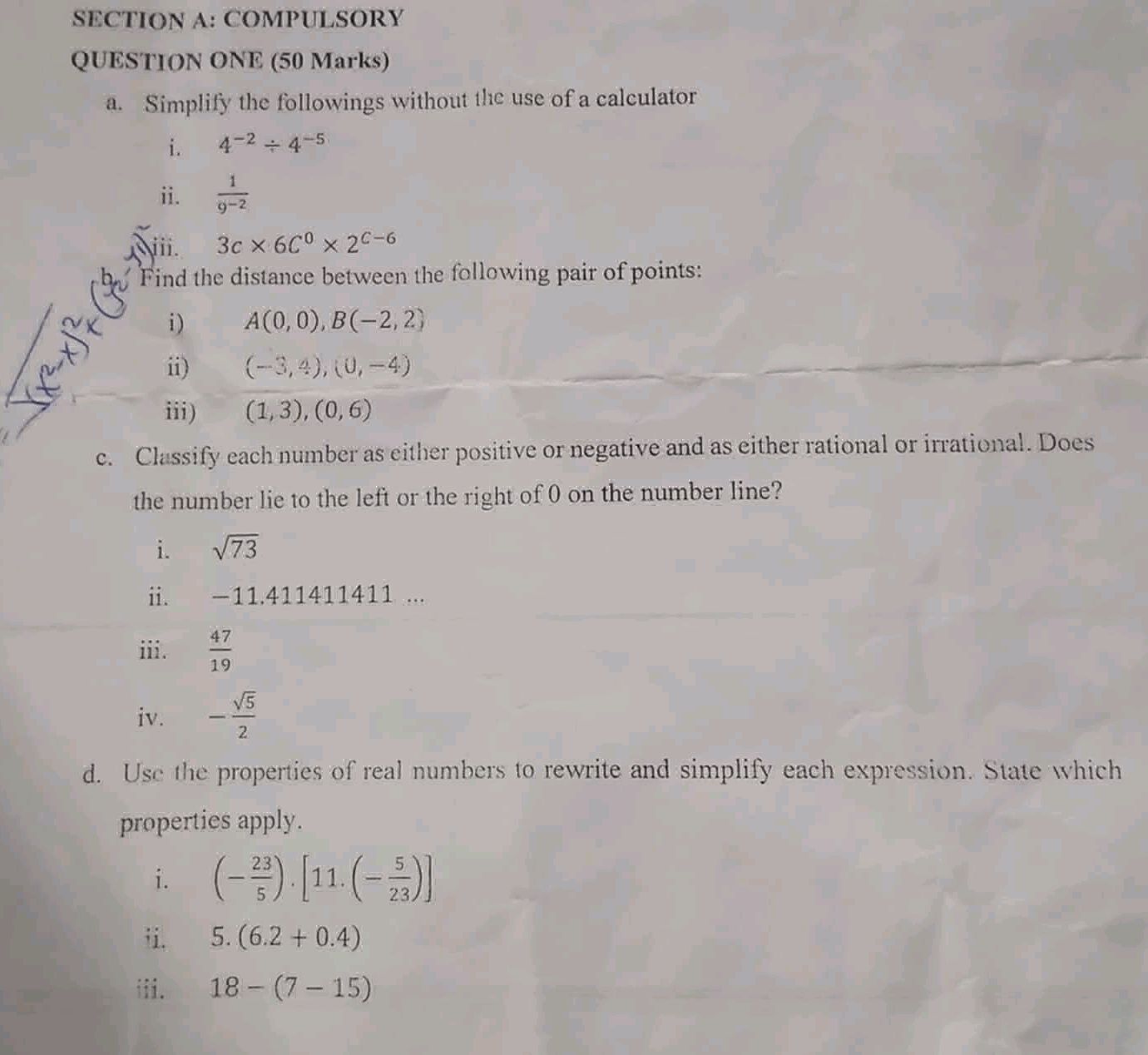 a. Simplify the followings without the use | StudyX