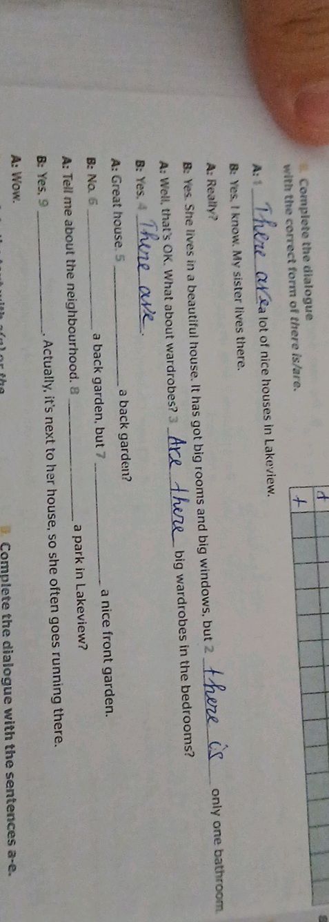 Complete the dialogue with the correct form | StudyX