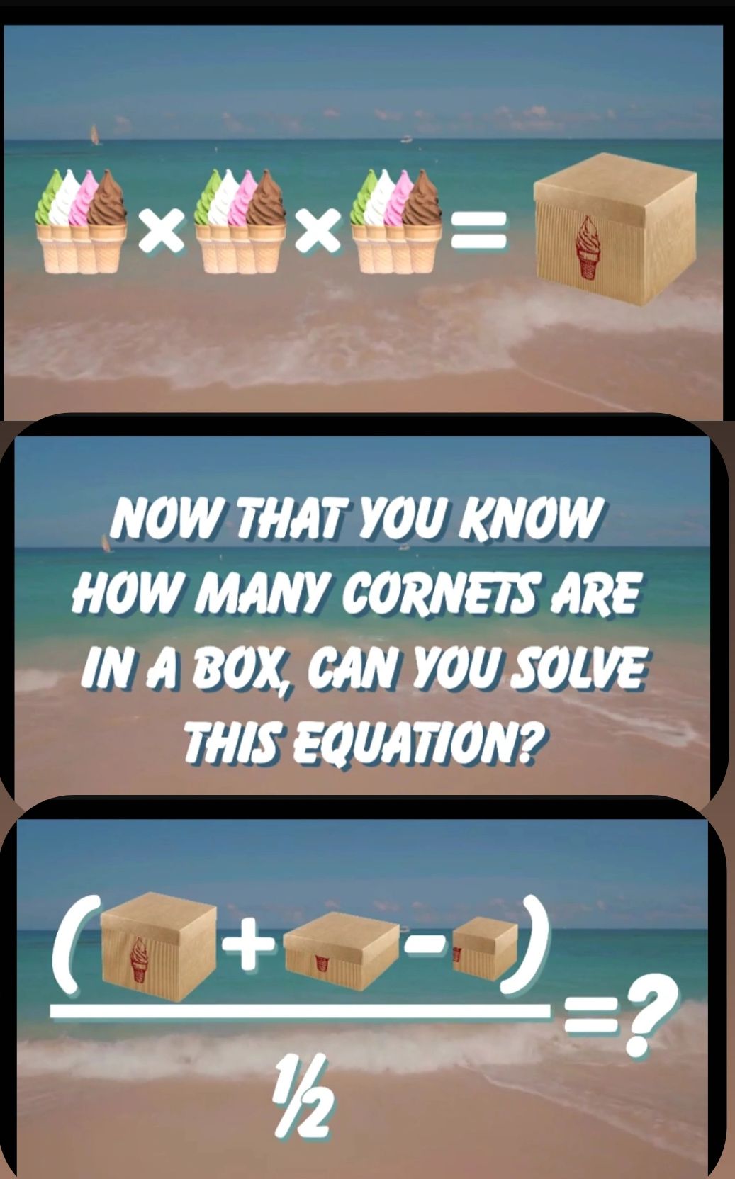 Now that you know how many cornets are in a