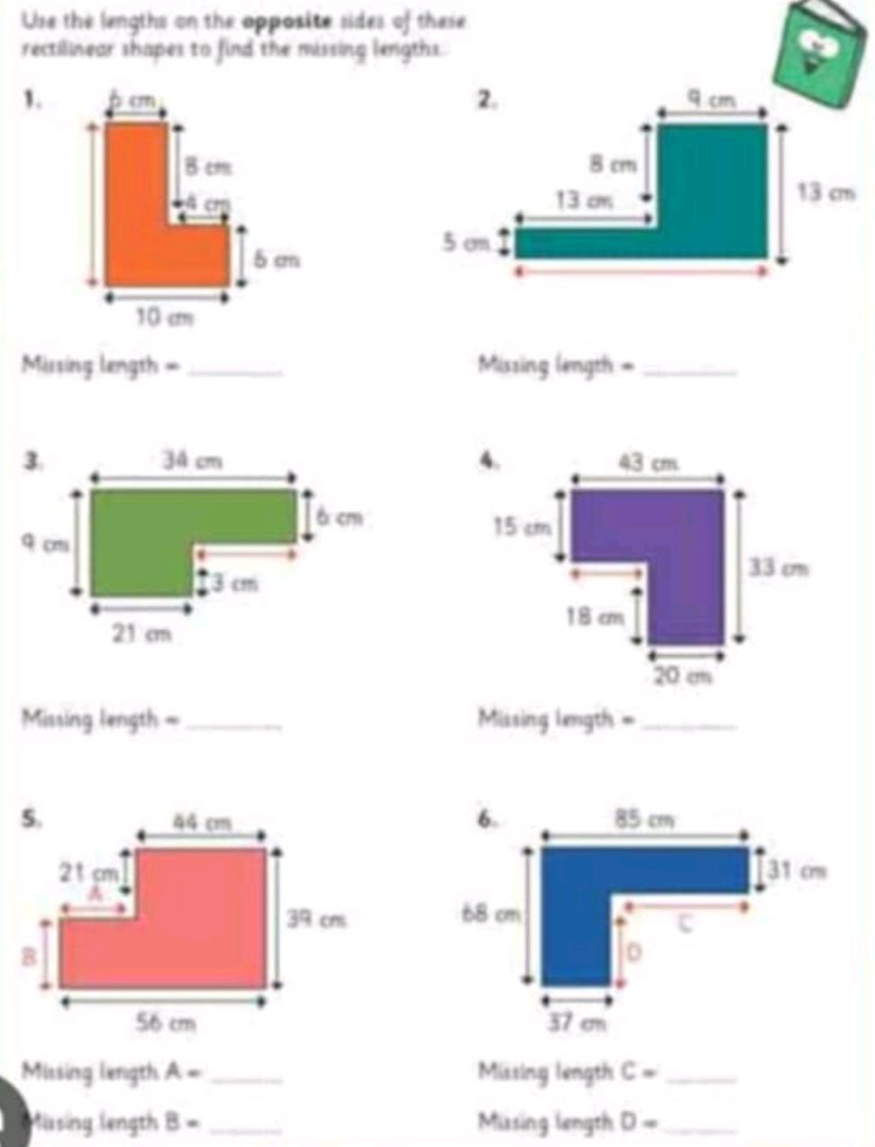 Use the lengths on the opposite sides of | StudyX
