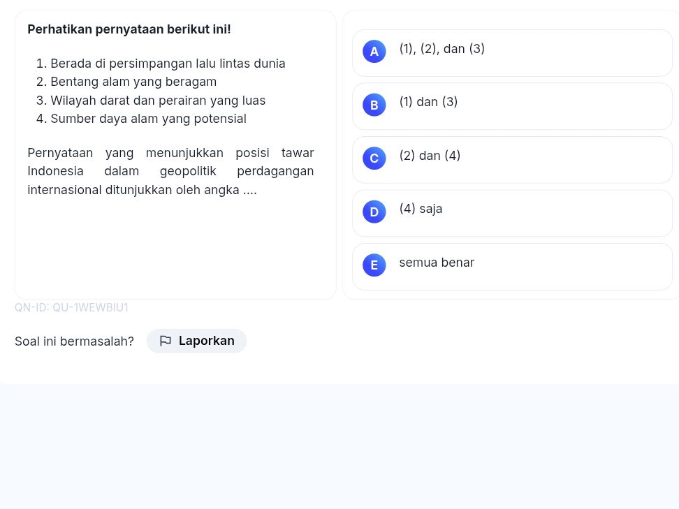 Perhatikan pernyataan berikut ini! 1. | StudyX