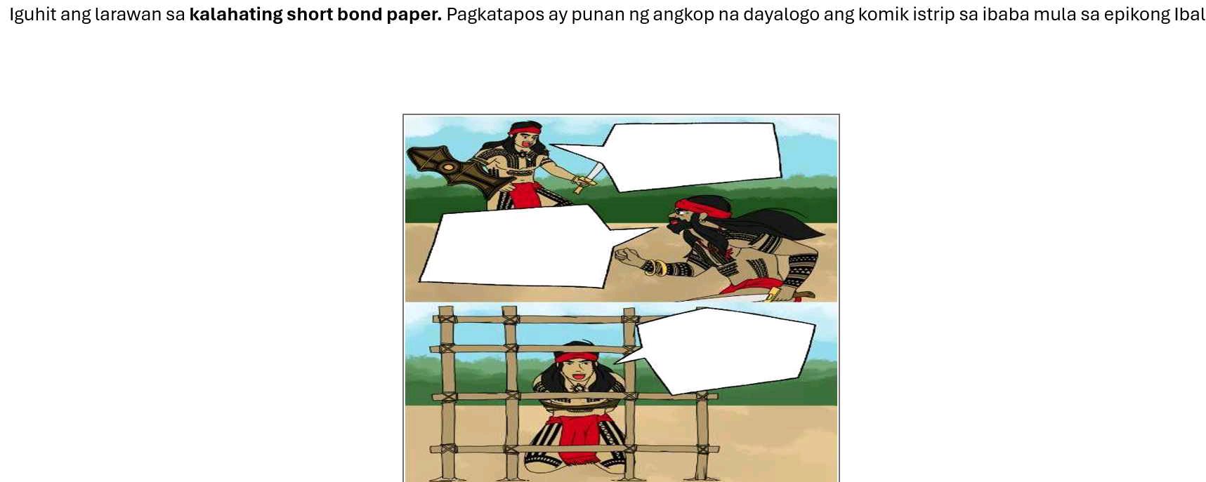 Iguhit ang larawan sa kalahating short bond | StudyX