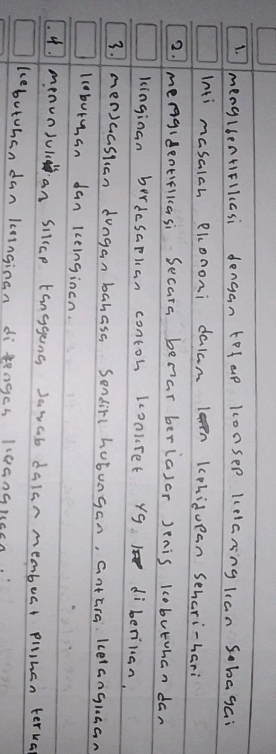 1. mengidentifikasi dengan tetap konsep | StudyX