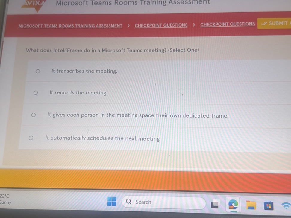 What does IntelliFrame do in a Microsoft