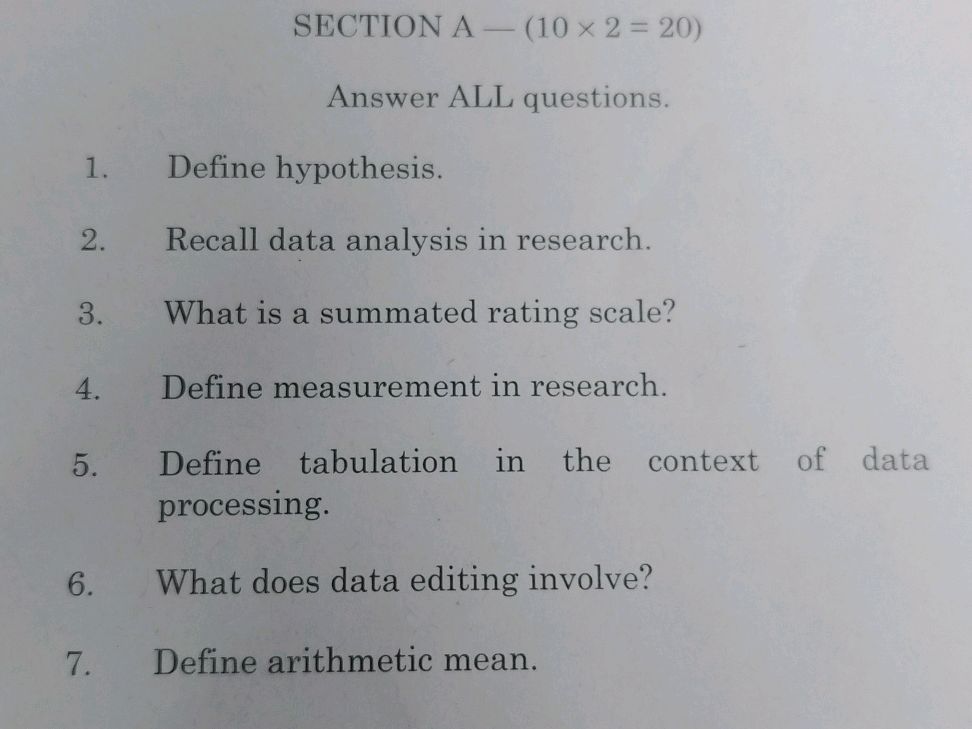 1. Define hypothesis. 2. Recall data | StudyX