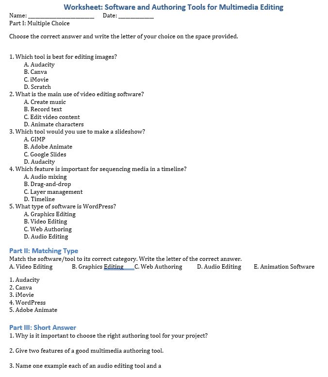 Part I: Multiple Choice Choose the correct | StudyX