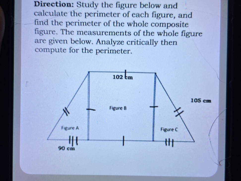 Direction: Study the figure below and | StudyX