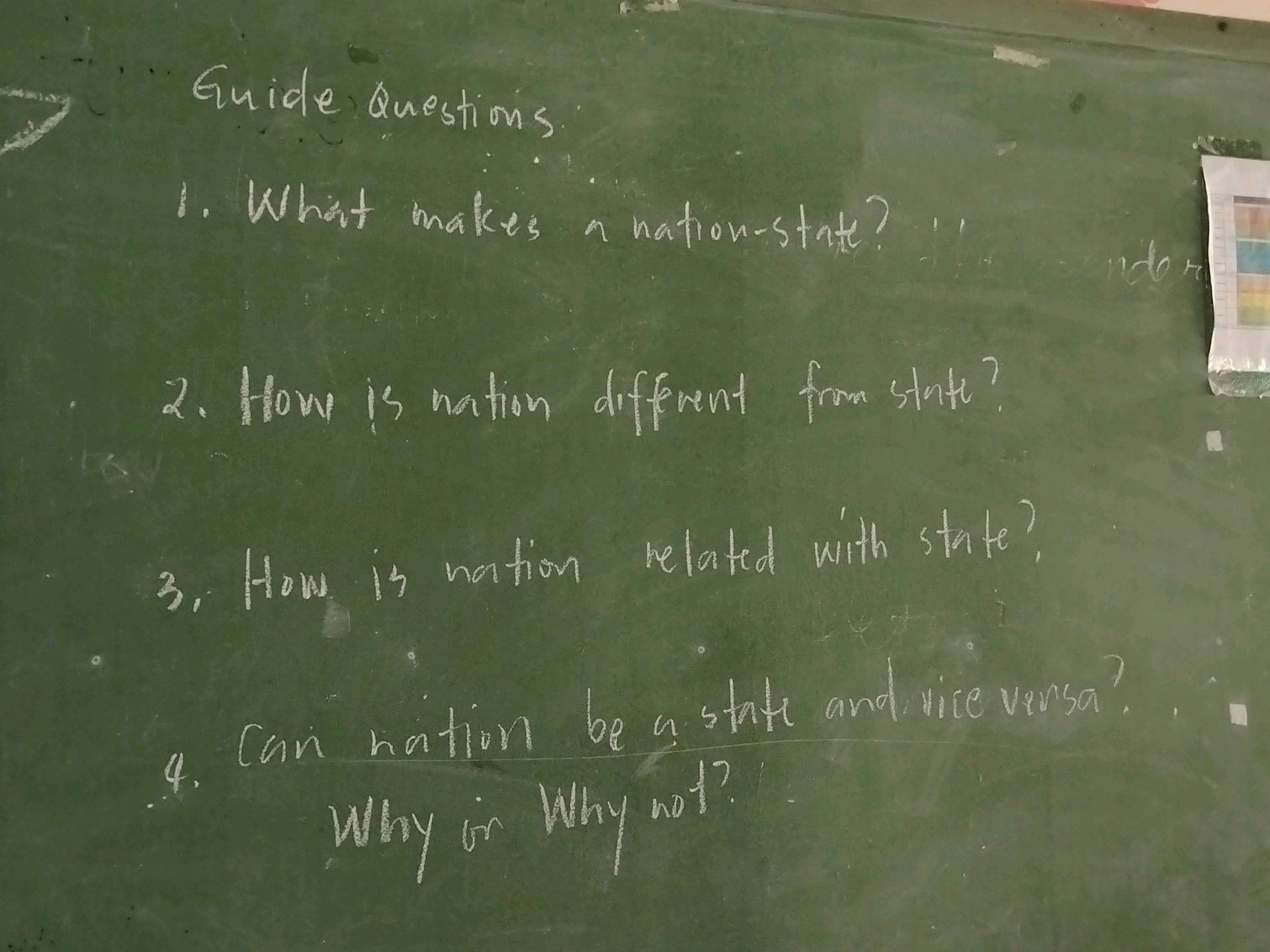 Guide Questions 1. What makes a | StudyX