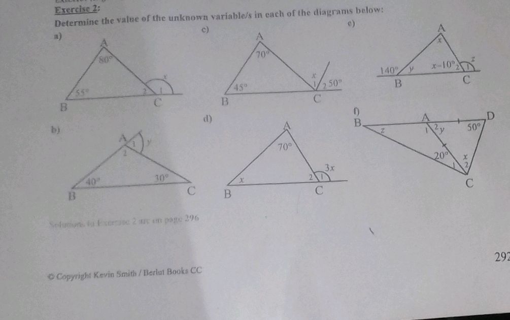Determine the value of the unknown