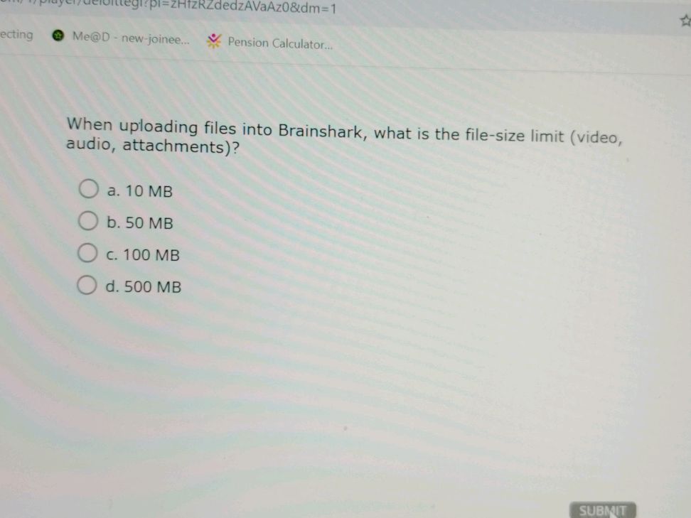 When uploading files into Brainshark, what | StudyX