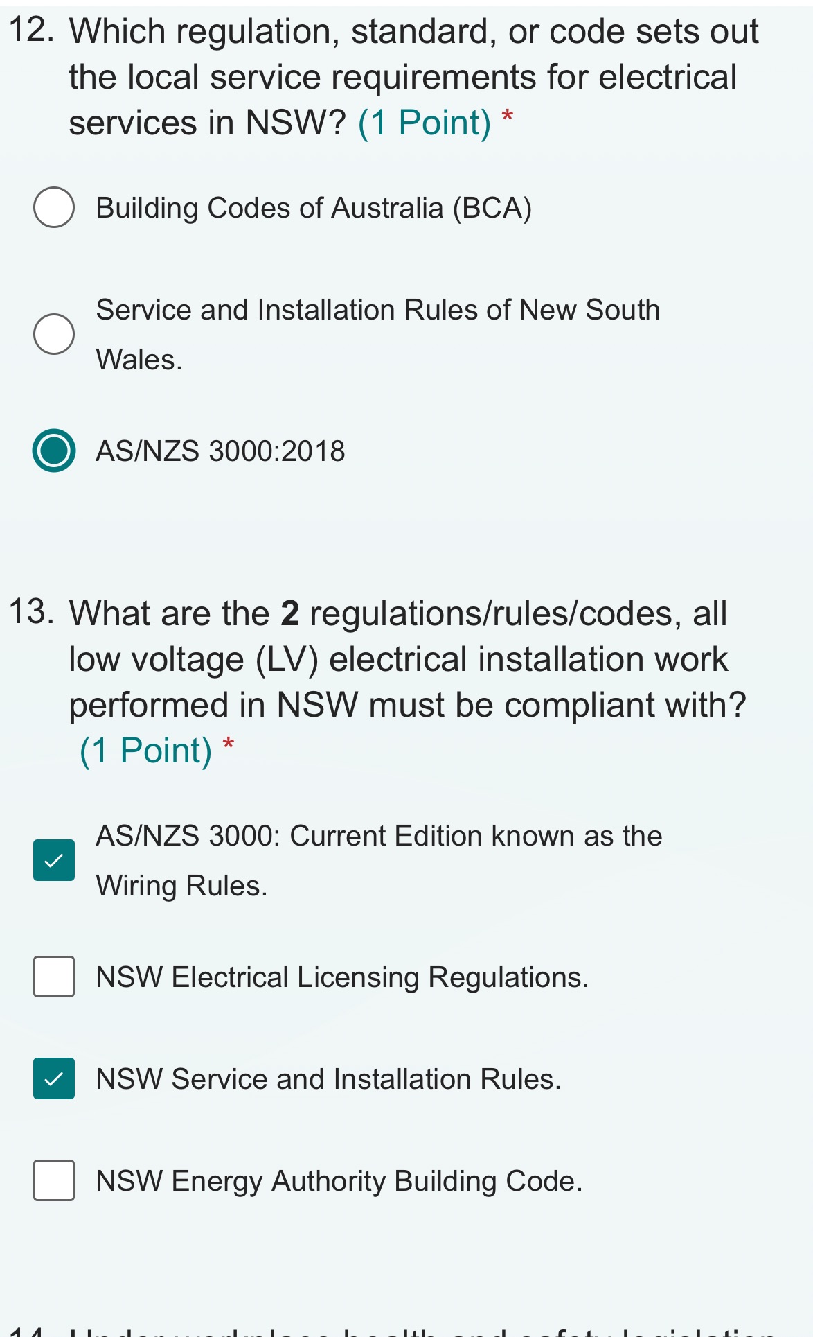 12. Which regulation, standard, or code sets | StudyX