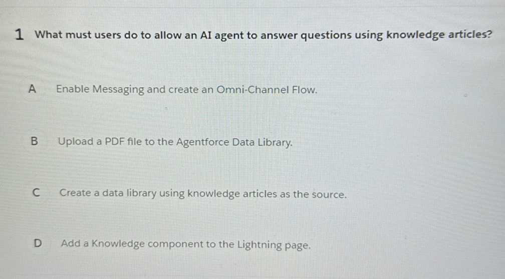 1 What must users do to allow an AI agent to | StudyX