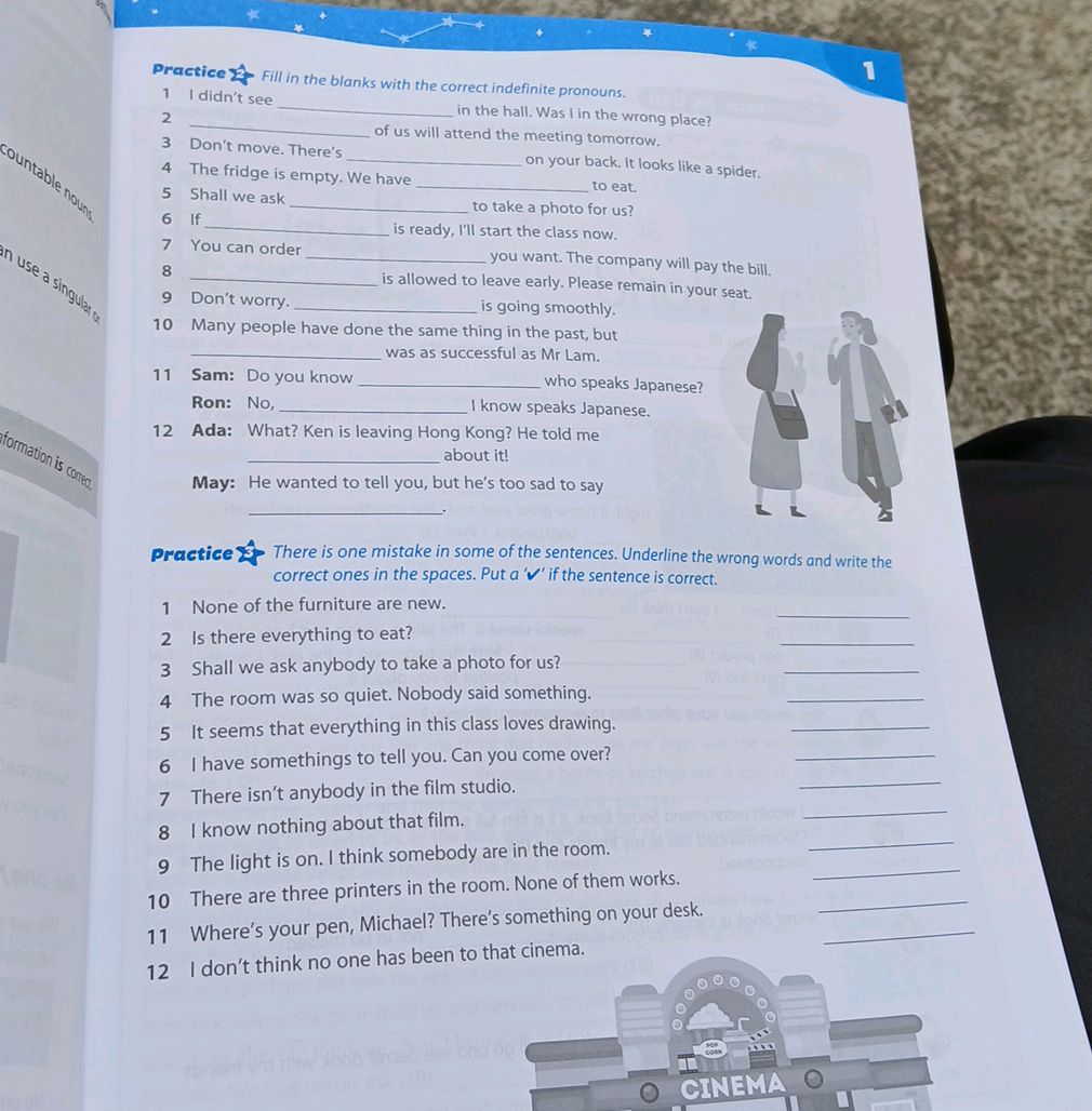 Practice Fill in the blanks with the correct | StudyX