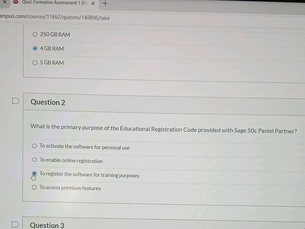 Question 2 What is the primary purpose of | StudyX