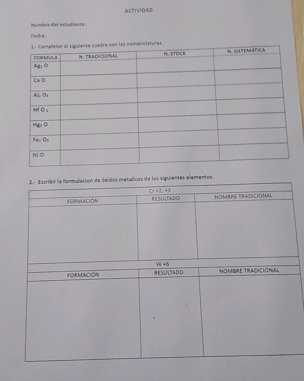 ACTIVIDAD Nombre del estudiante: Fecha: 1.- | StudyX