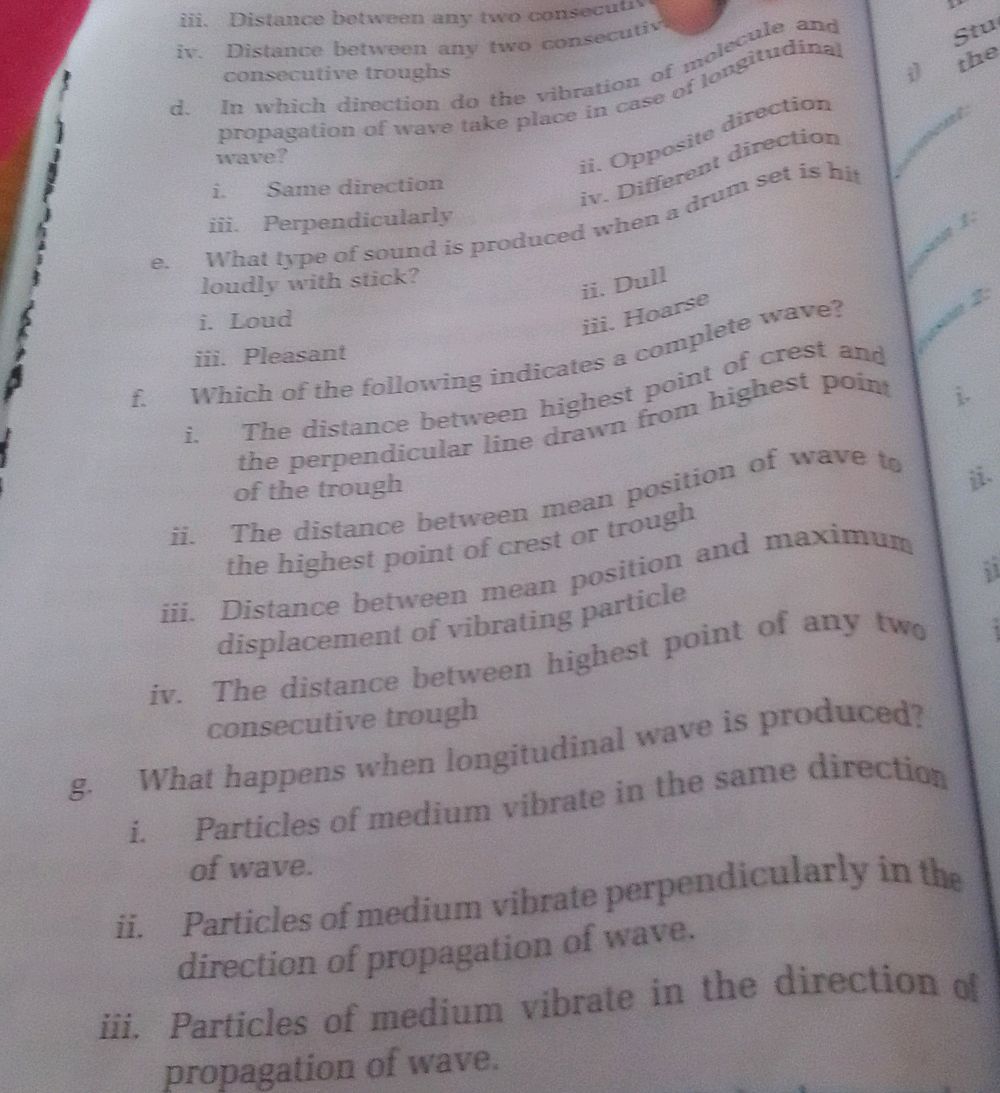 iii. Distance between any two consecutive | StudyX