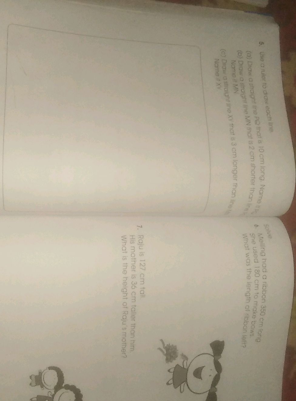 5. Use a ruler to draw each line. (a) Draw a | StudyX