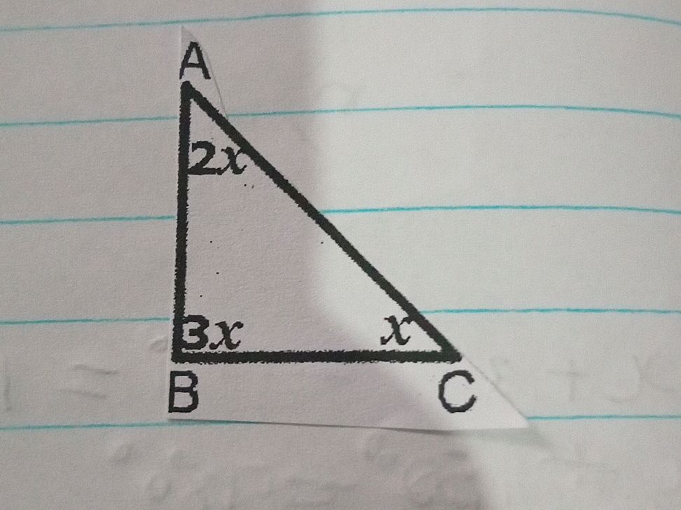 In the given right-angled triangle ABC, | StudyX