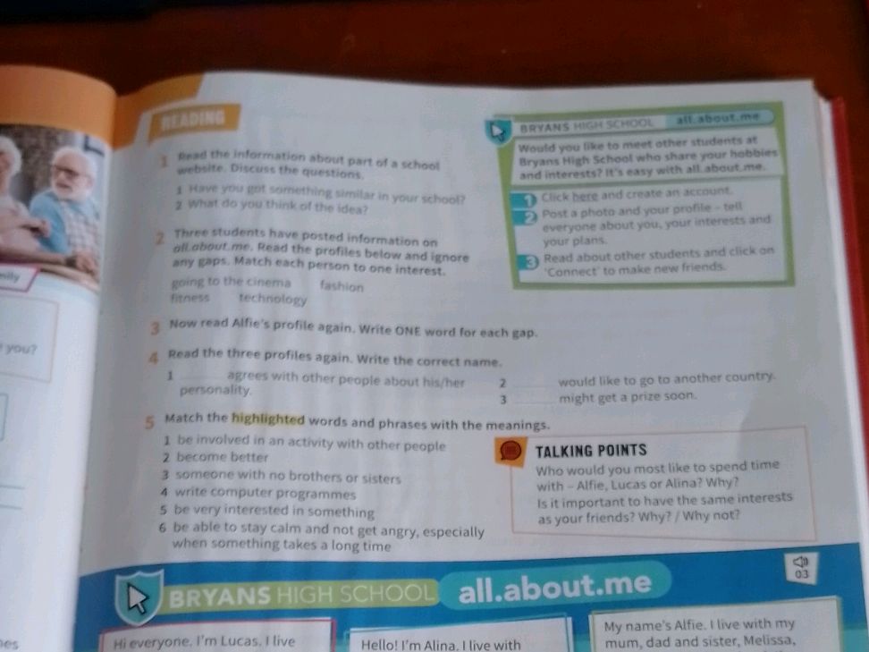 READING Read the information about part of a | StudyX