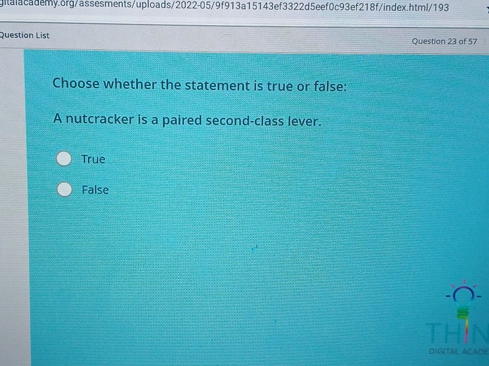Choose whether the statement is true or | StudyX