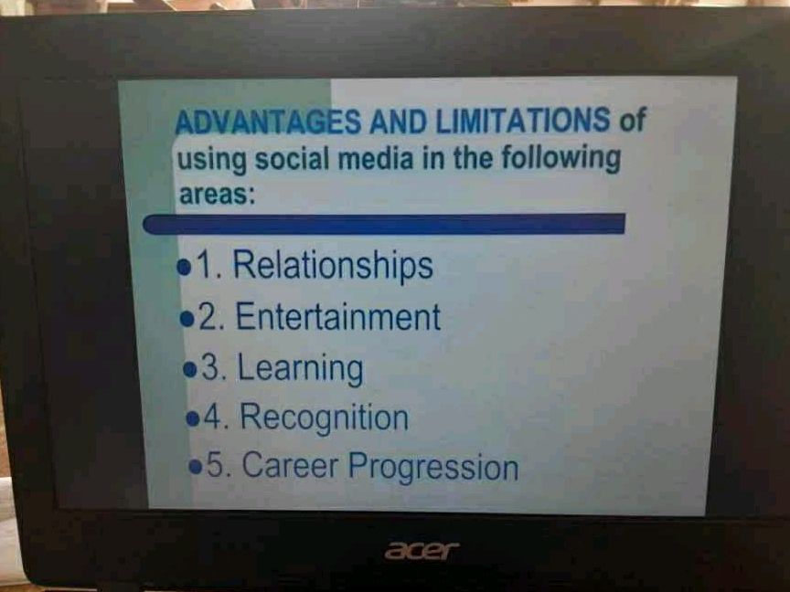 ADVANTAGES AND LIMITATIONS of using social