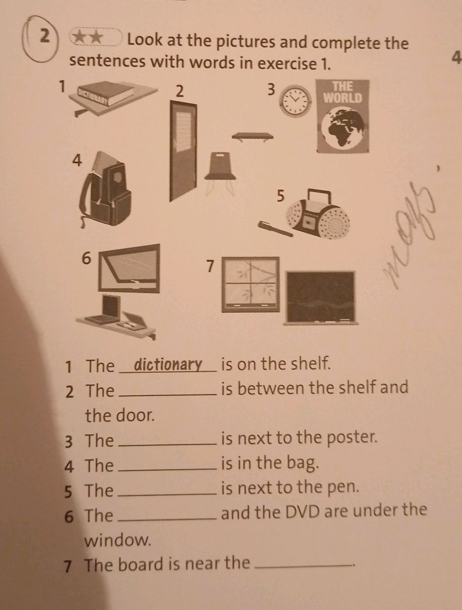 2 Look at the pictures and complete the | StudyX