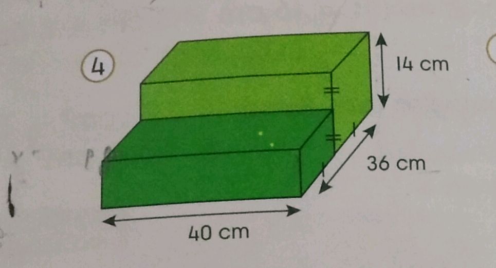 4. The image shows a 3D shape composed of | StudyX
