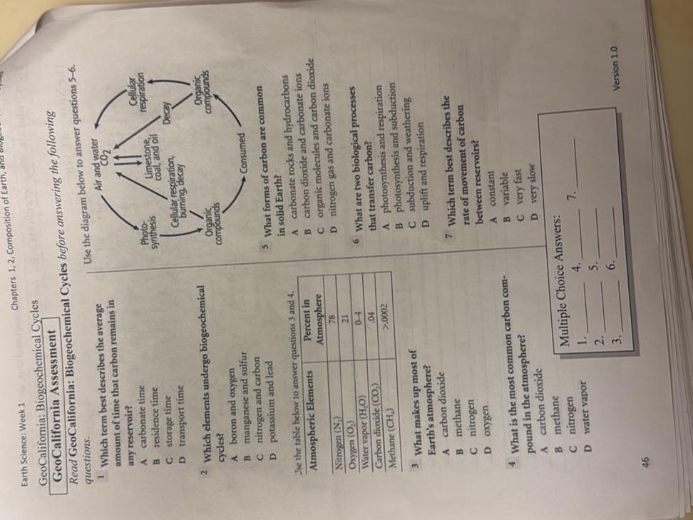 1 Which term best describes the average | StudyX