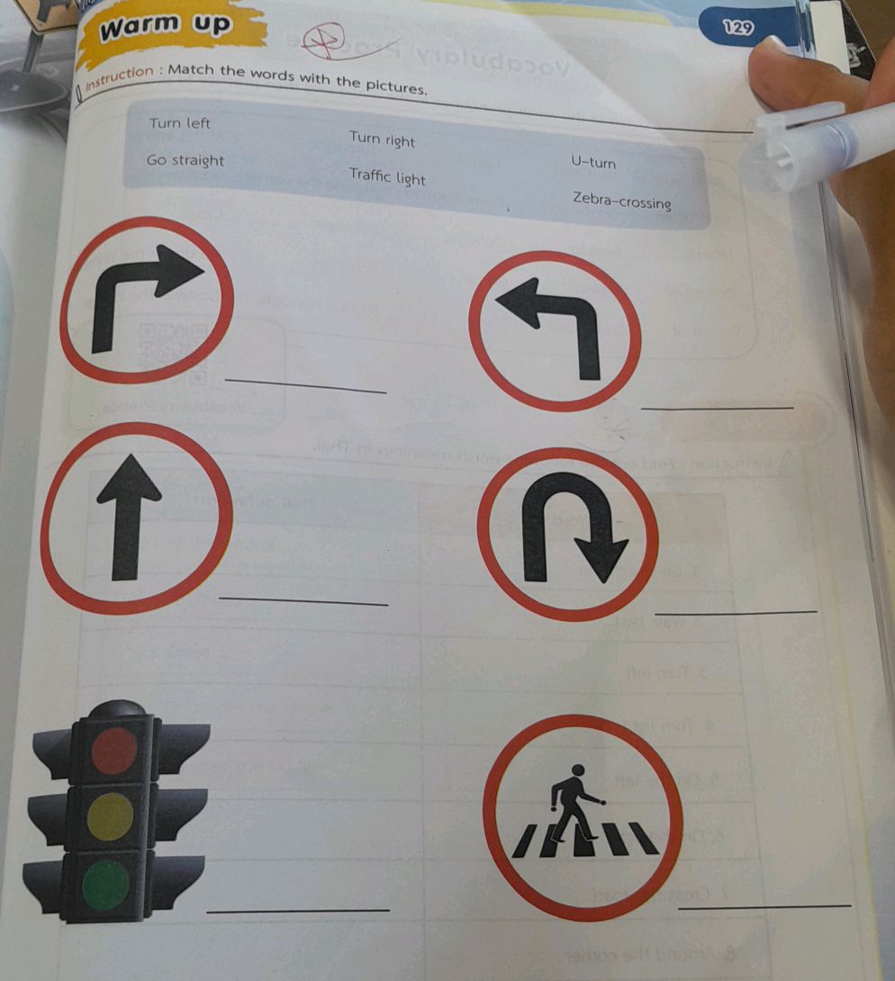 Instruction: Match the words with the
