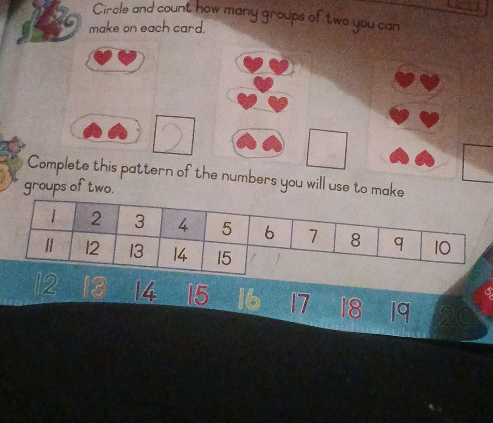 Circle and count how many groups of two you | StudyX