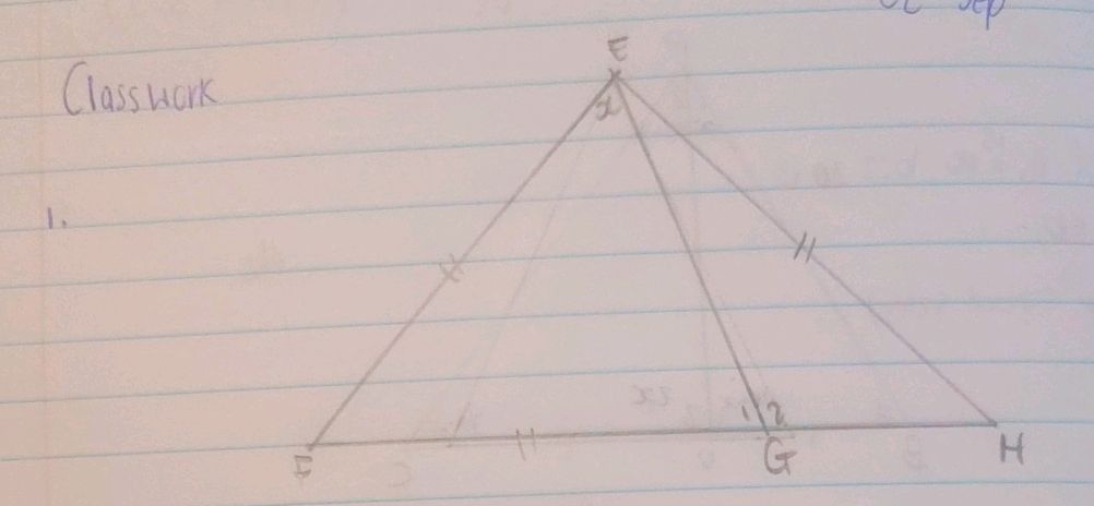 Geometry problem involving triangle | StudyX