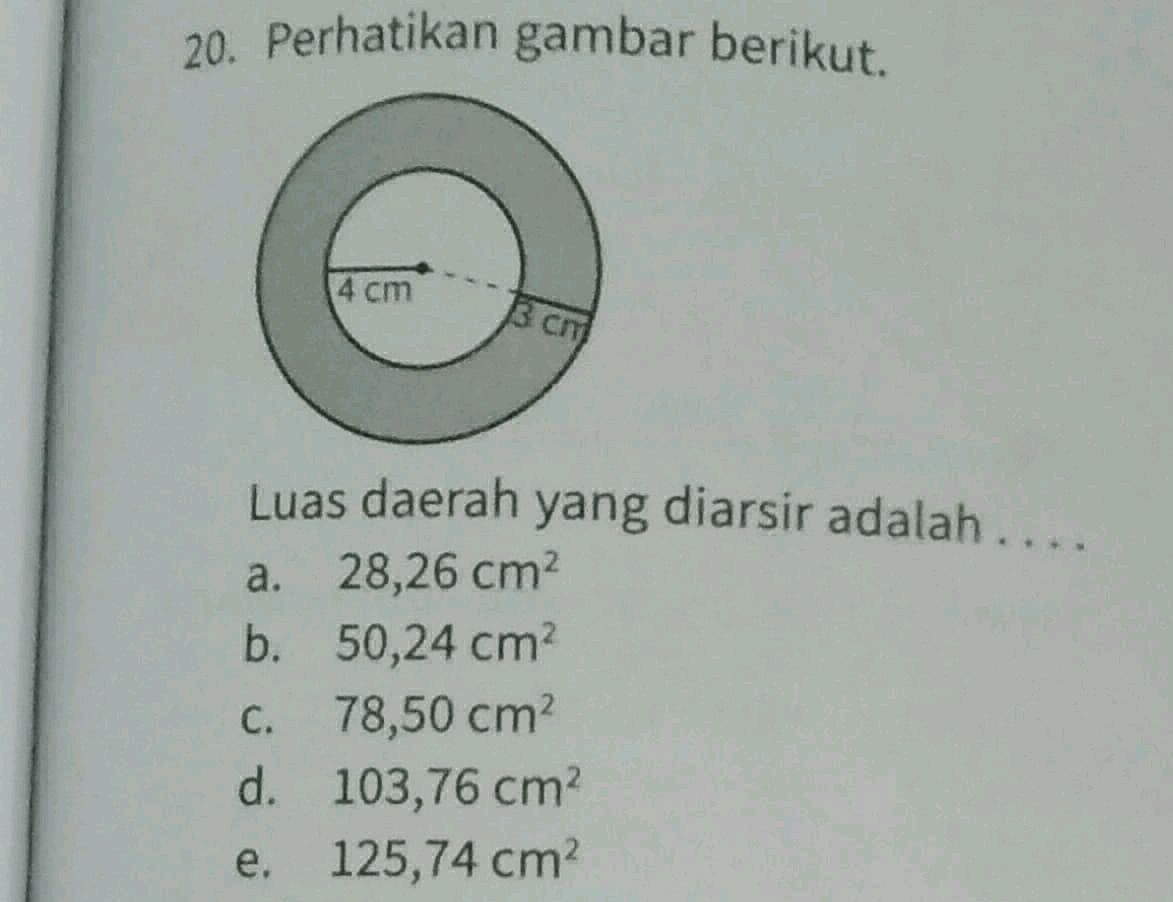 20. Perhatikan gambar berikut. [Image of a | StudyX