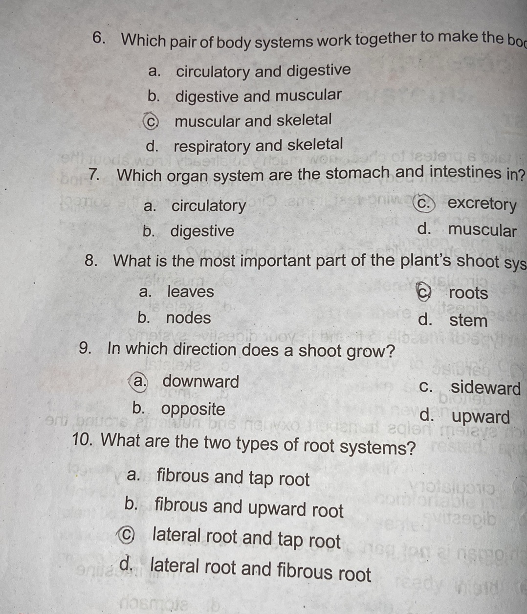 6. Which pair of body systems work together | StudyX