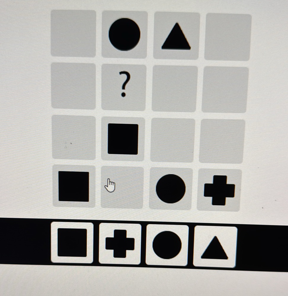 The image displays a 4x4 grid with some | StudyX