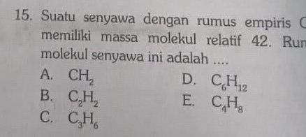 15. Suatu senyawa dengan rumus empiris | StudyX