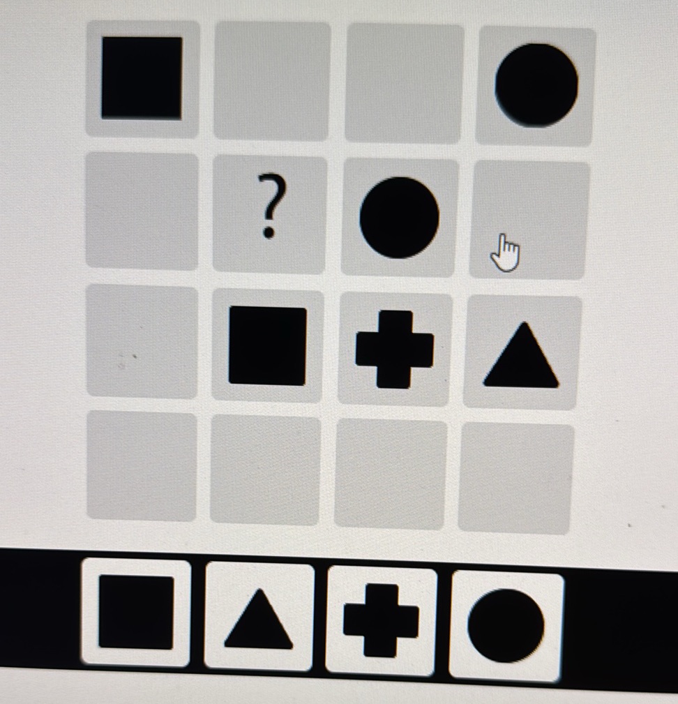 The image displays a 4x4 grid with some | StudyX