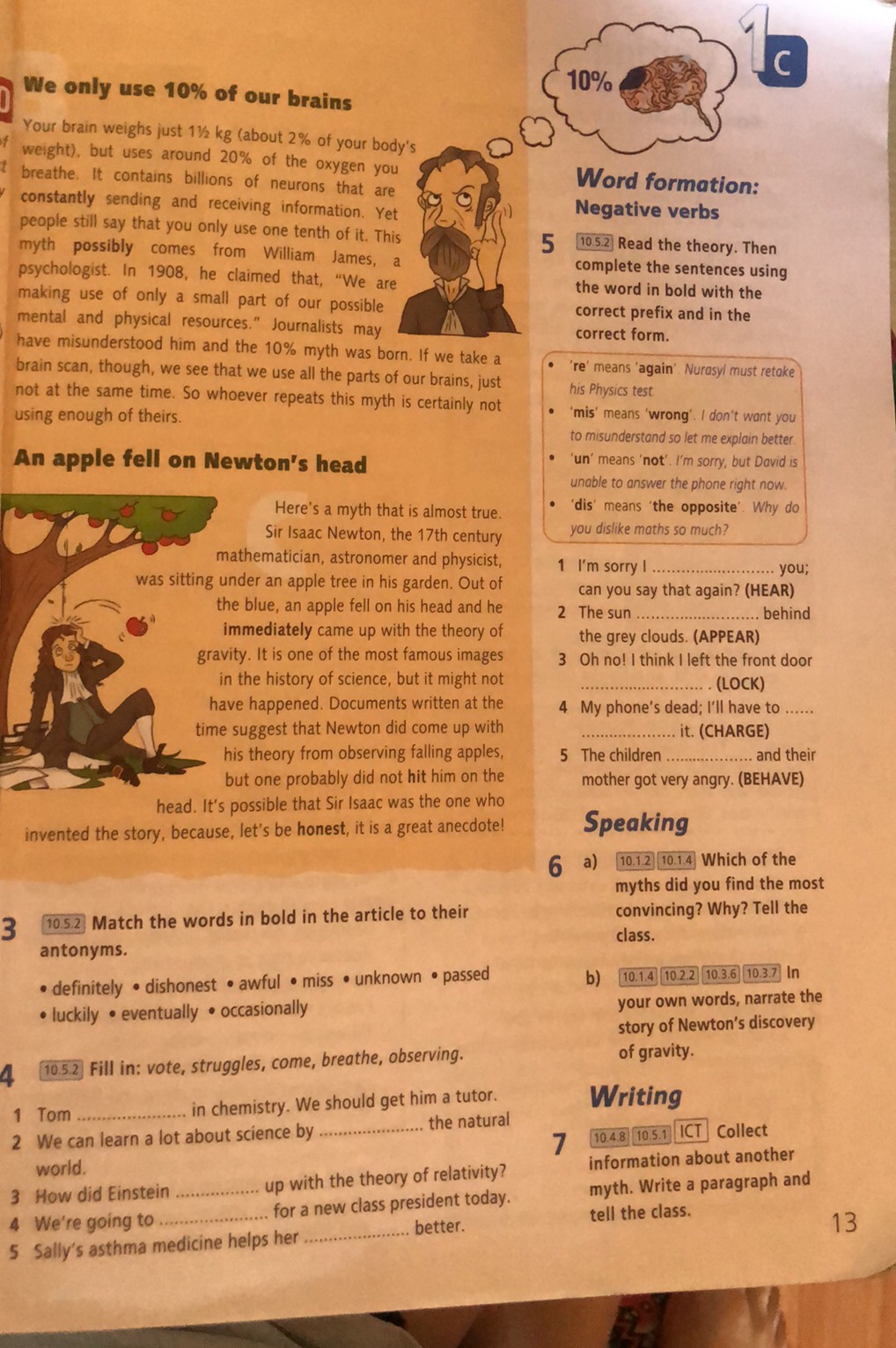 3 10.5.2 Match the words in bold in the | StudyX