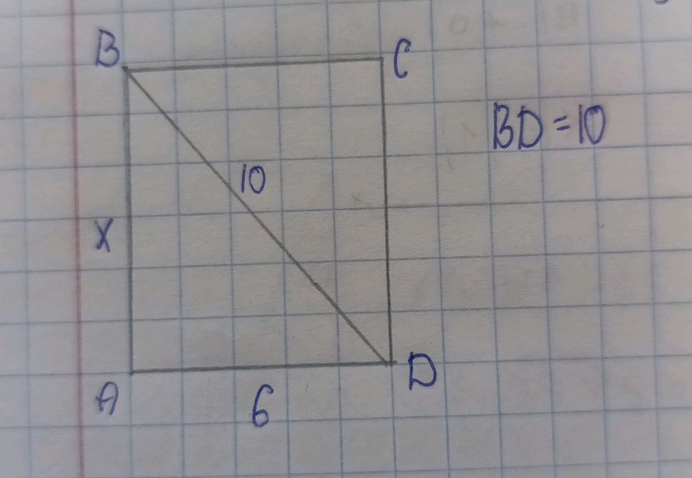 Consider the square ABCD. The diagonal BD | StudyX