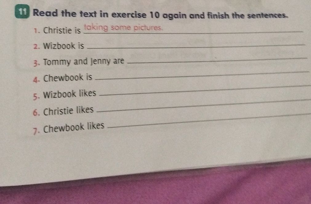 11 Read the text in exercise 10 again and | StudyX